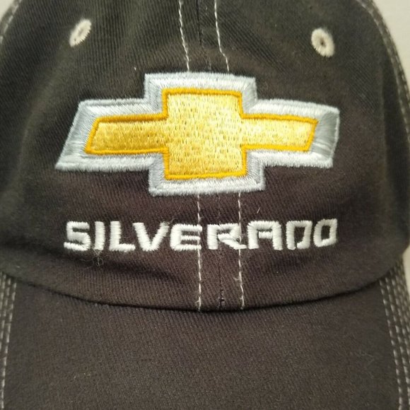 Accessories | Chevrolet Silverado Chevy Logo Adjustable Trucker Hat Cap ...